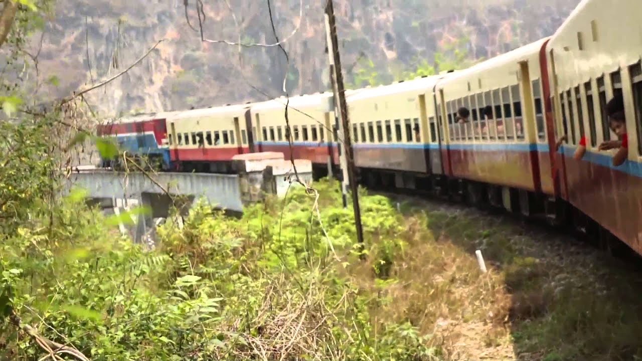 Burma Train Journey - YouTube