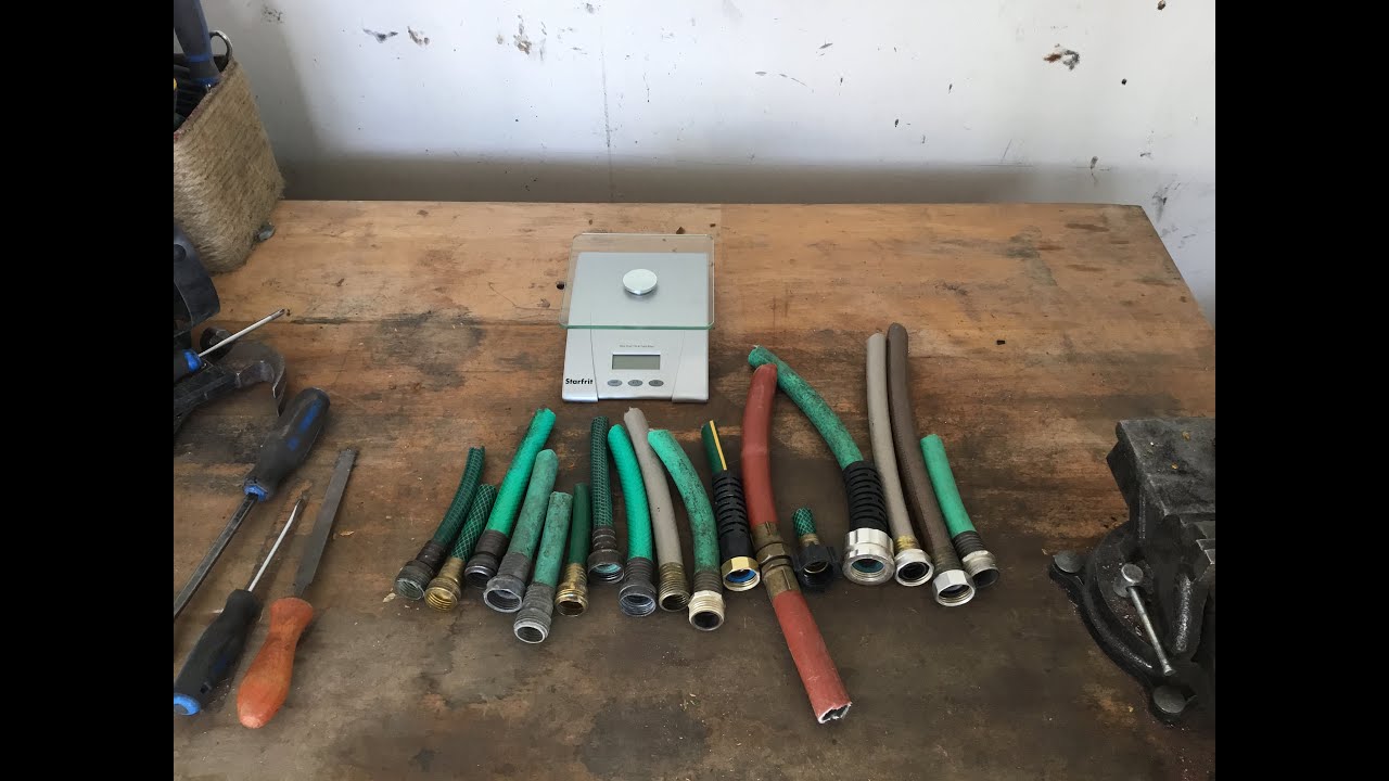 Scrapping garden hose ends for brass. They are easy to do and found all ...