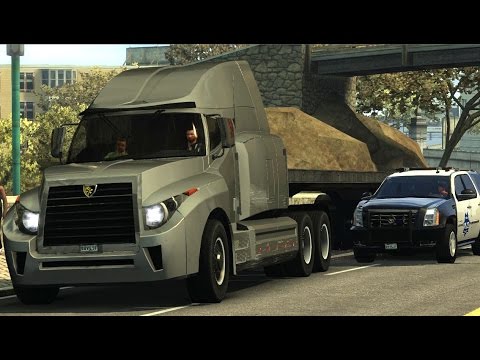 Driver San Francisco - 18 Wheeler Flatbed Police Chase - YouTube