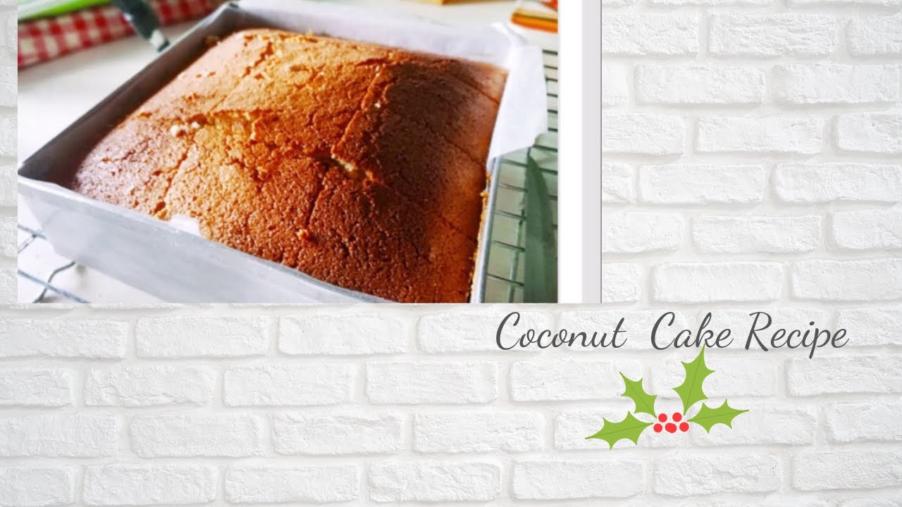 Christmas Coconut cake|step by step explanation - YouTube