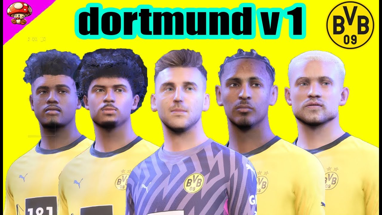 Dortmund V 1 FIFA 23 | FACEPACK | - YouTube