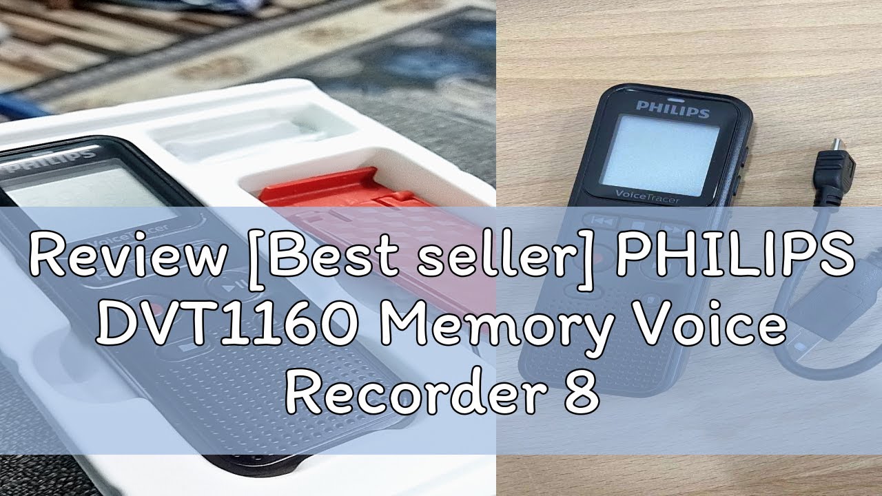 Review [Best seller] PHILIPS DVT1160 Memory Voice Recorder 8GB with ...