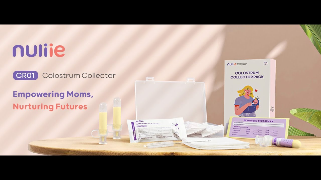 Nuliie Colostrum Collector Kit - Simplifying Colostrum Collection - YouTube
