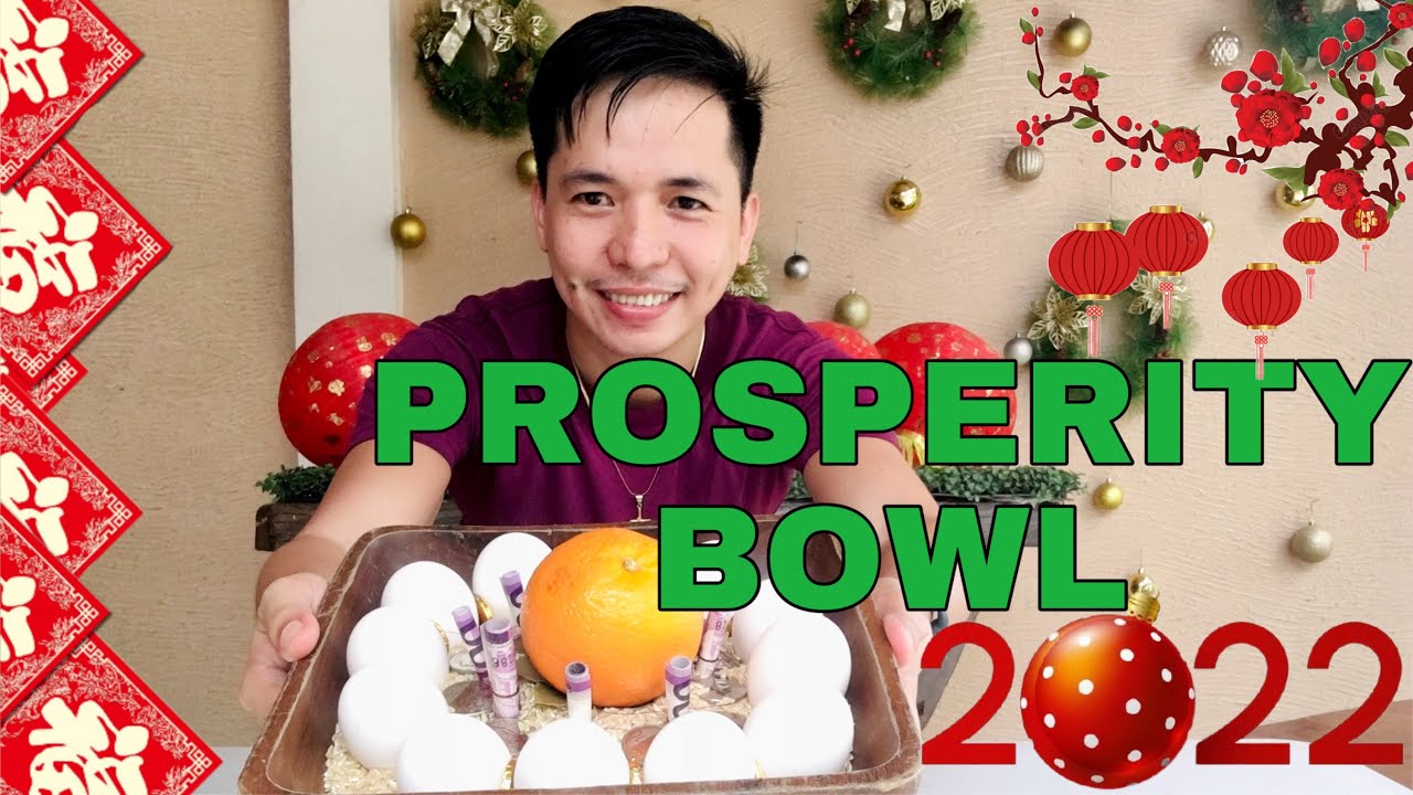 HOW TO MAKE PROSPERITY BOWL FOR NEW YEAR | PAMPA SWERTE | BAGONG TAON ...