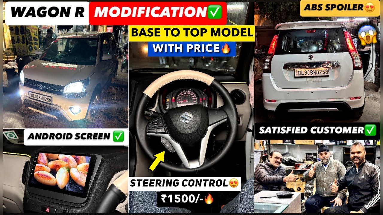 Finally‼️Wagon R Base to Top Modification👌2024 Wagon R Facelift ...