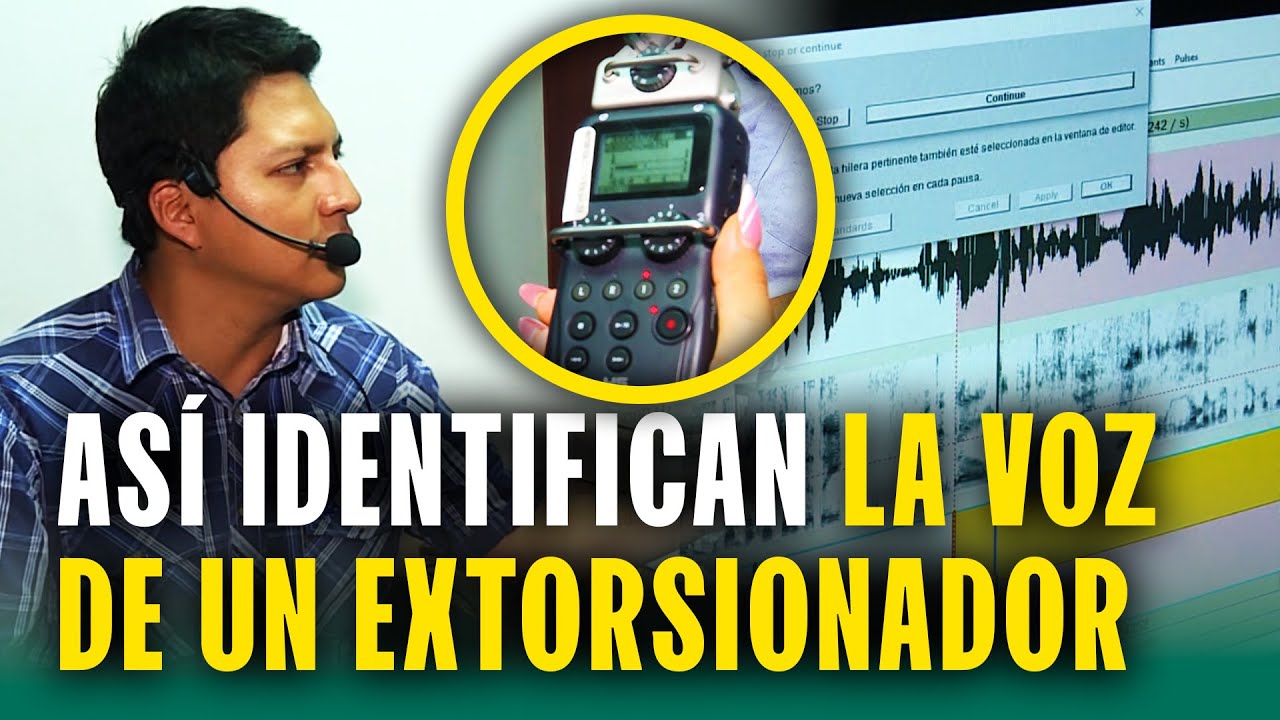 ¿Eres víctima de extorsión? Así es como identifican la voz de un ...