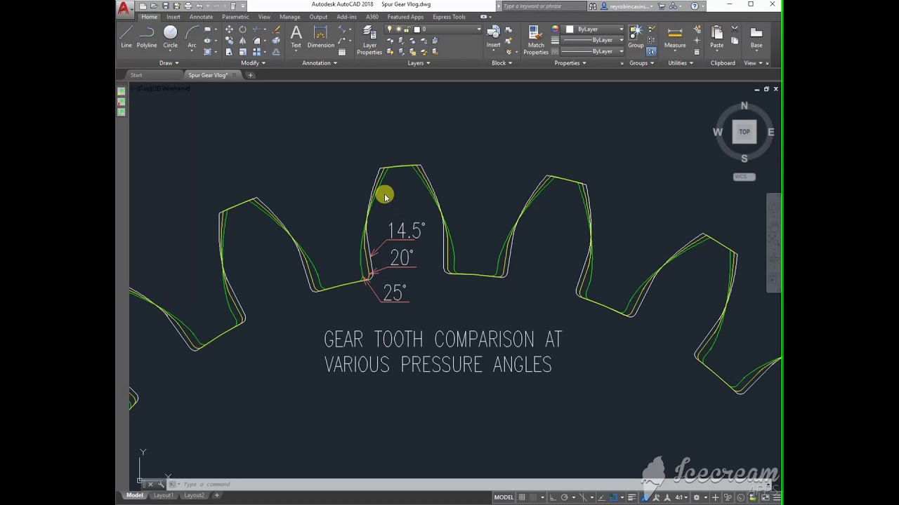 Involute Spur Gears Part 1 - YouTube