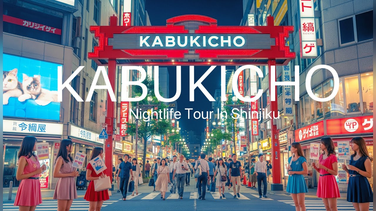 Kabukicho Tour 🌇 | Food,Crowds & Tokyo Nightlife - YouTube