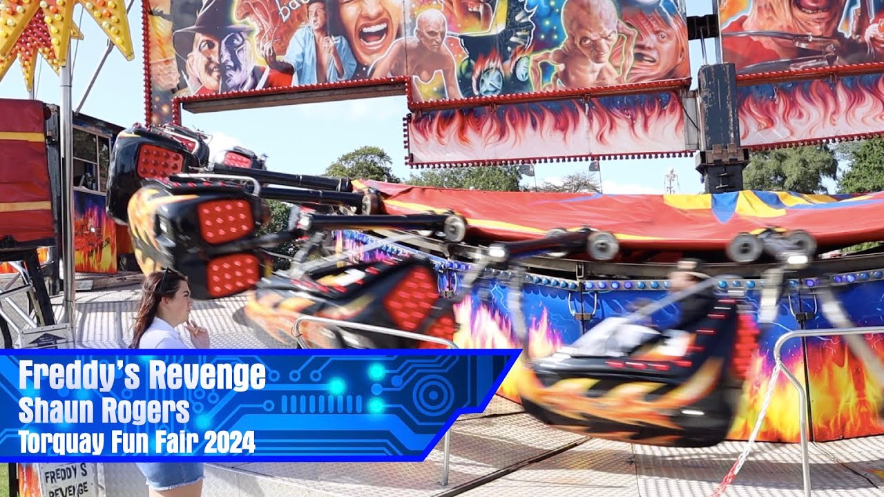Freddy's Revenge - Shaun Rogers @ Torquay Fun Fair 2024 - YouTube