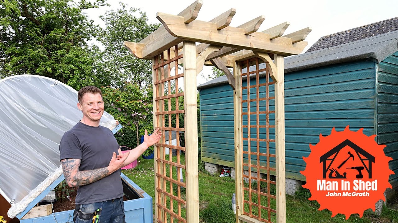 Beautiful DIY Garden Arbour/Arch– Beginner Friendly & Built to Last ...