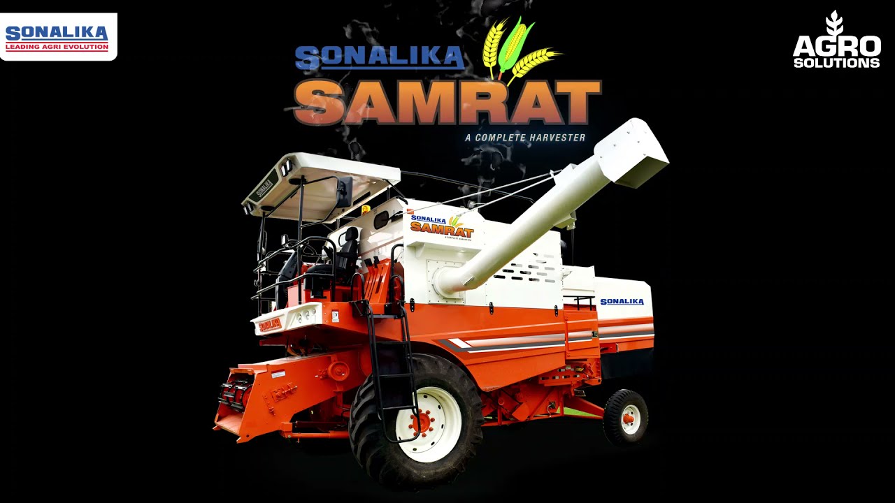 SONALIKA SAMRAT - A complete harvester from Agro Solutions. - YouTube