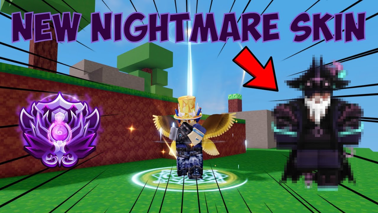 NEW NIGHTMARE RANK SKIN!!! (Roblox Bedwars) - YouTube