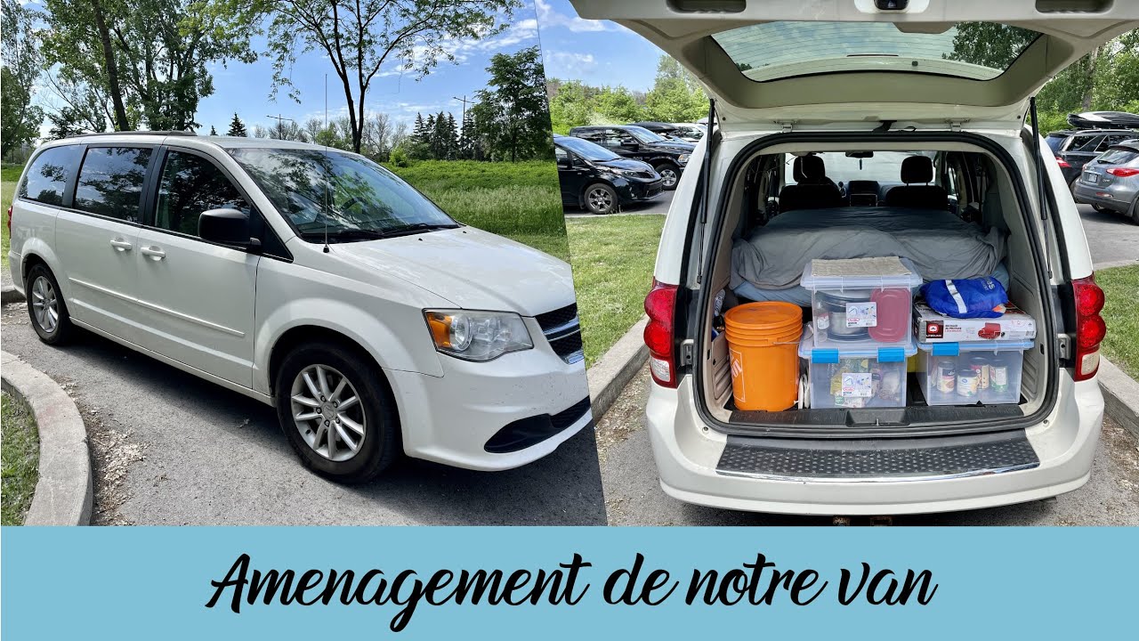 Présentation et aménagement de notre Dodge Grand Caravan ! - YouTube
