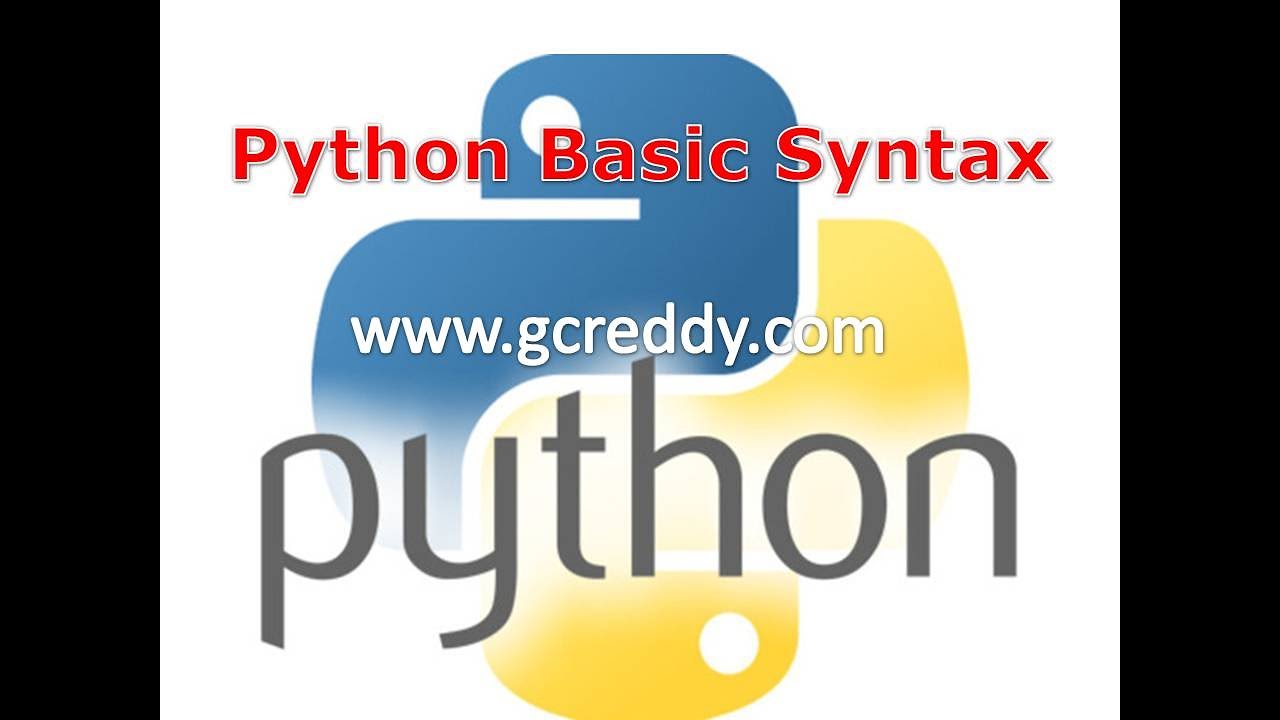 4. Python Programming Language Basic Syntax - YouTube