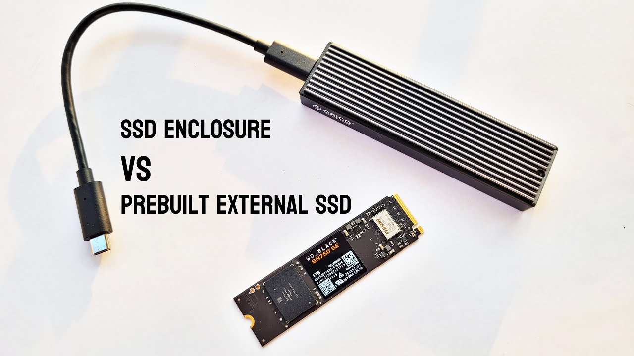 Why did I go with DIY External SSD with an enclosure? - YouTube