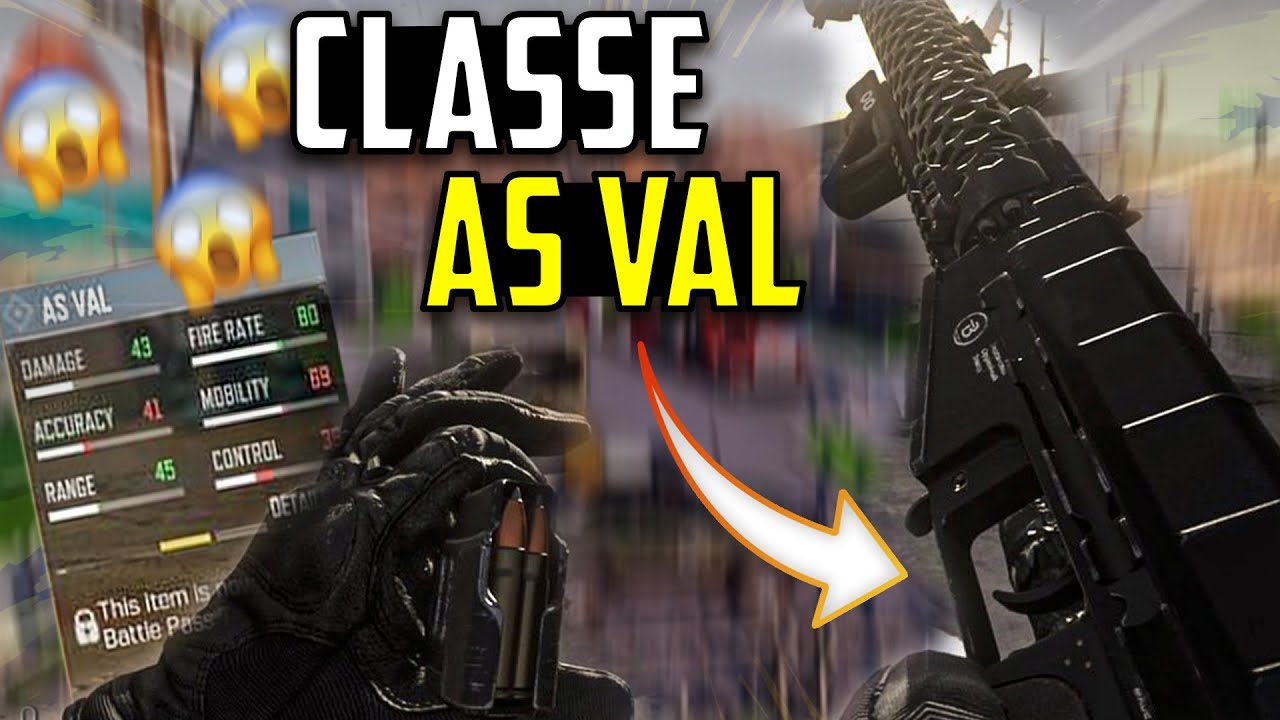 Melhor CLASSE da *AS VAL* na nova SEASON 4 do COD MOBILE!!! TA UM ...