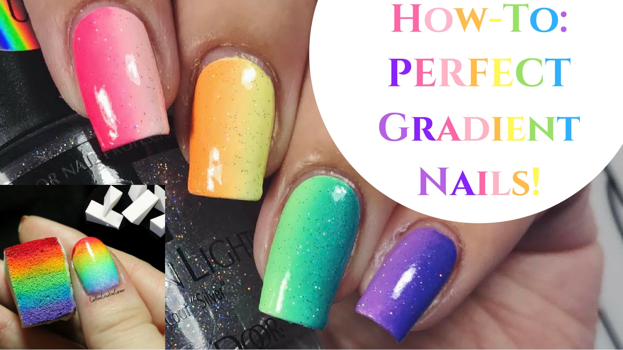 Nail Art for Beginners: How to create PERFECT Gradient Nails!! - YouTube