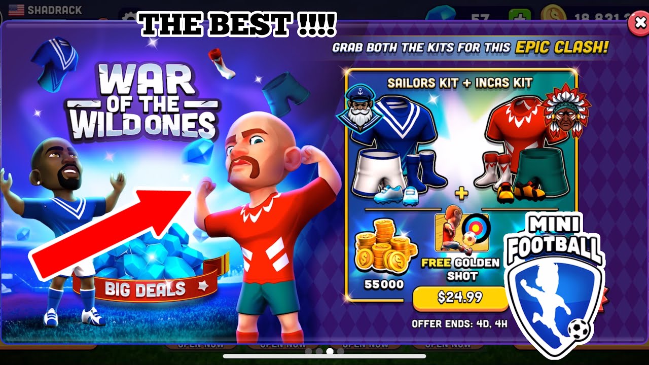 MINI FOOTBALL THE BEST GAME EVER PLAYED AMAZING TOXIC GOALS /KING CAP ...