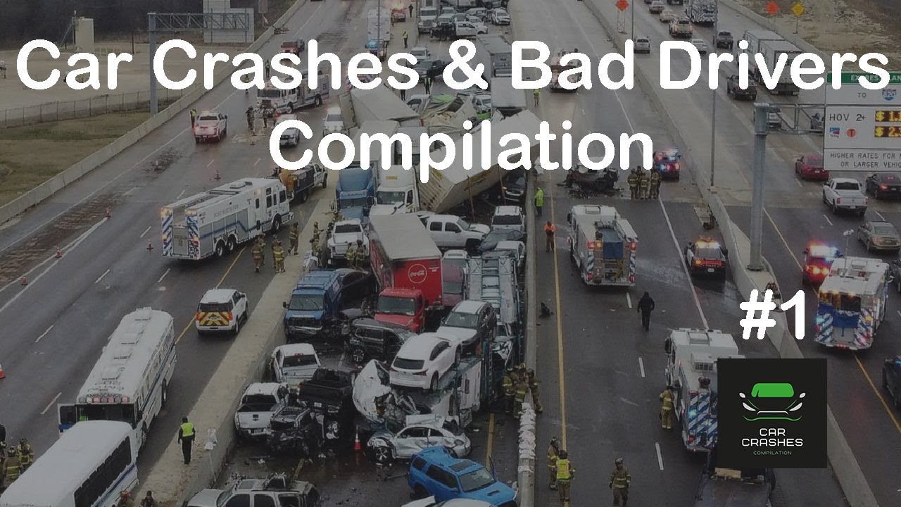 CAR CRASHES & BAD DRIVERS COMPILATION (DASHCAM) - Terrifying Car ...