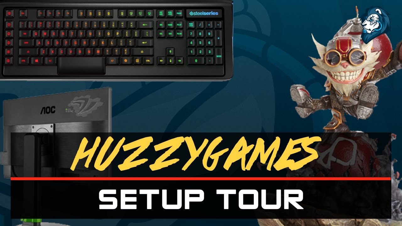My Setup Tour - HuzzyGames - YouTube