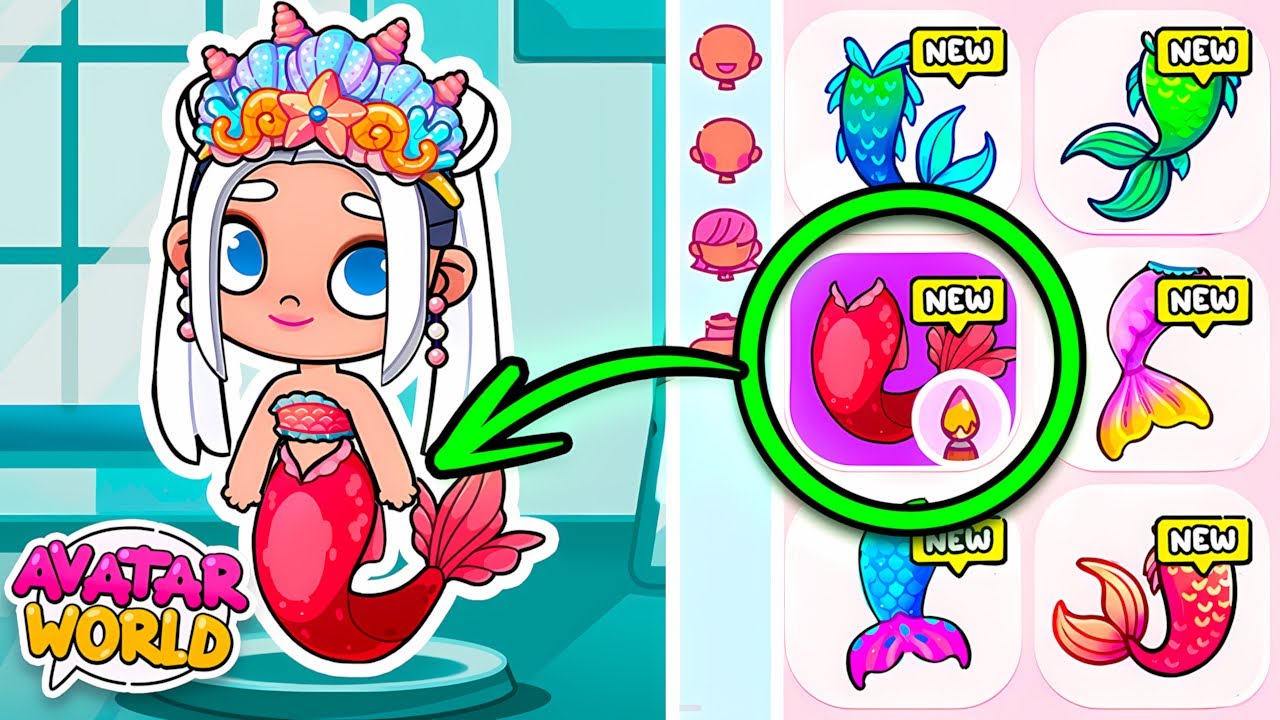 NEW! 😱🧜‍♀️ MERMAID CREATOR? NEW SECRETS AND BUGS IN AVATAR WORLD - YouTube