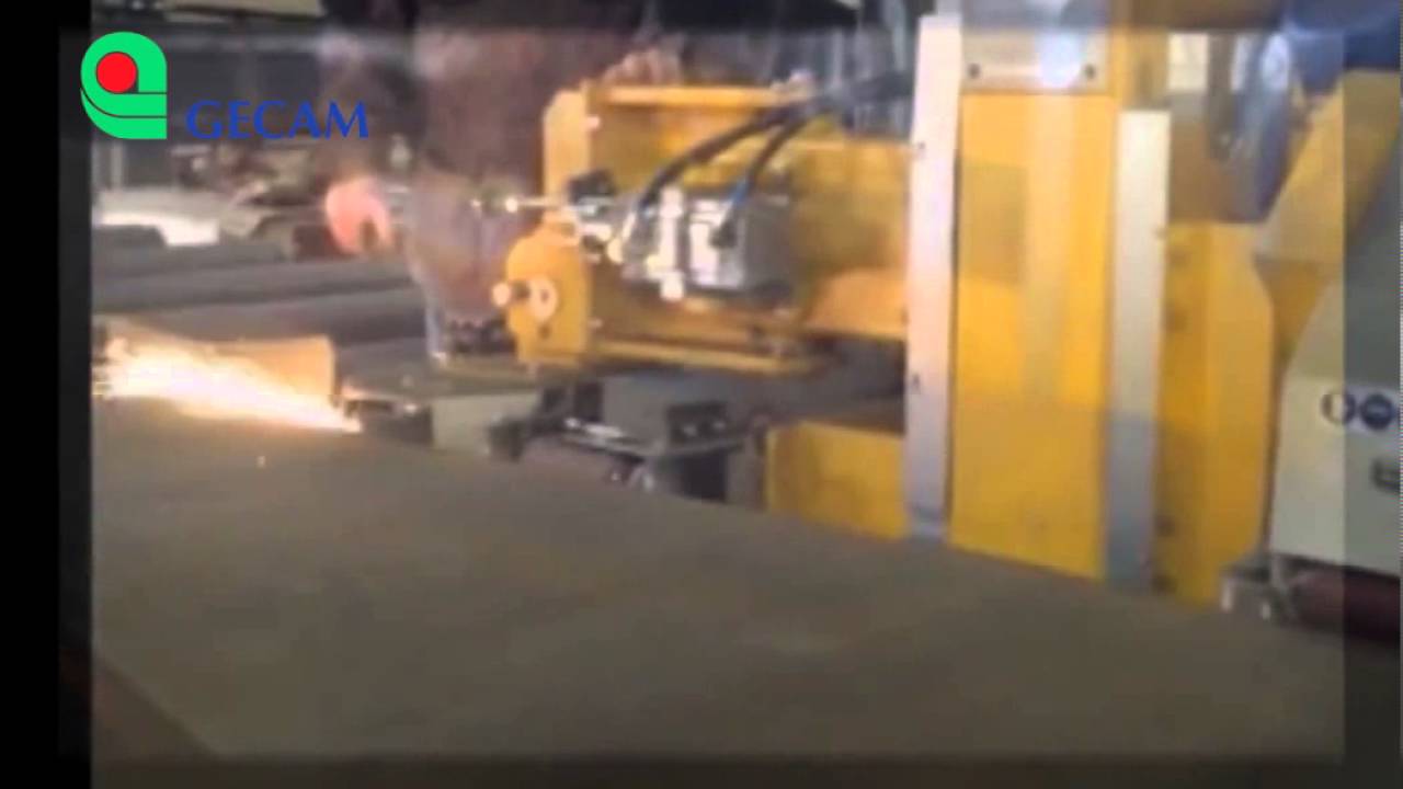 GECAM SRL - Grinding machine for iron beams - Smerigliatrice per travi ...
