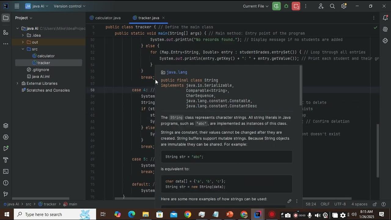 Java AI Developer Course 4.Hashmap, keys and values : Student Grades ...