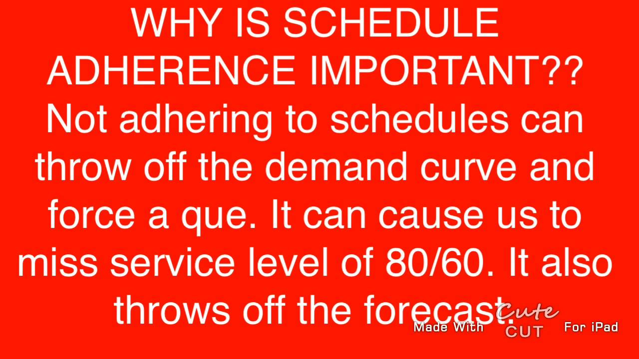 Schedule Adherence 2013 YouTube schedule-adherence-2013-youtube