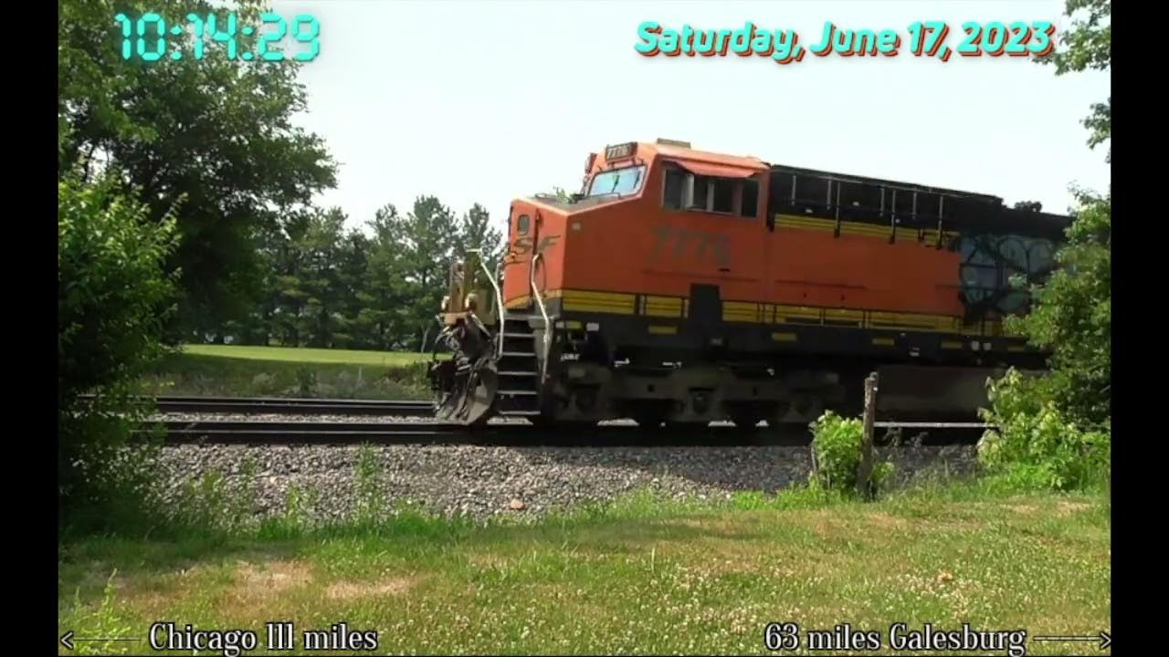 6/17/23 BNSF Mendota Sub Trains w/ RS3L, NS Catfishes, SD70MAC, Geep - YouTube