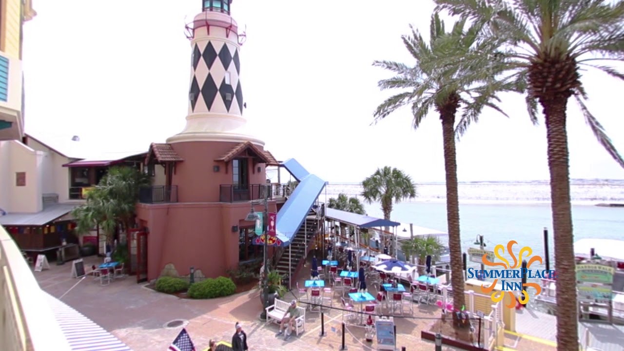 Destin Harbor. Destin Fl. SummerPlace Inn - YouTube