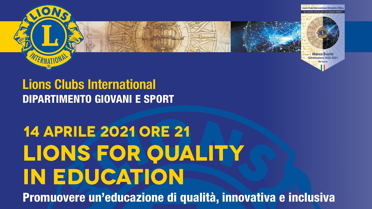 Lions for Quality in Education - YouTube