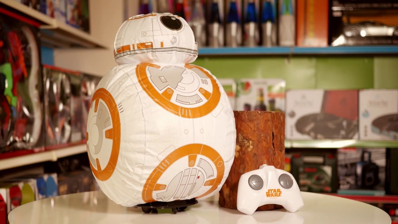 Star Wars BB-8 Droid Remote-Controlled Inflatable Toy with Sounds - YouTube