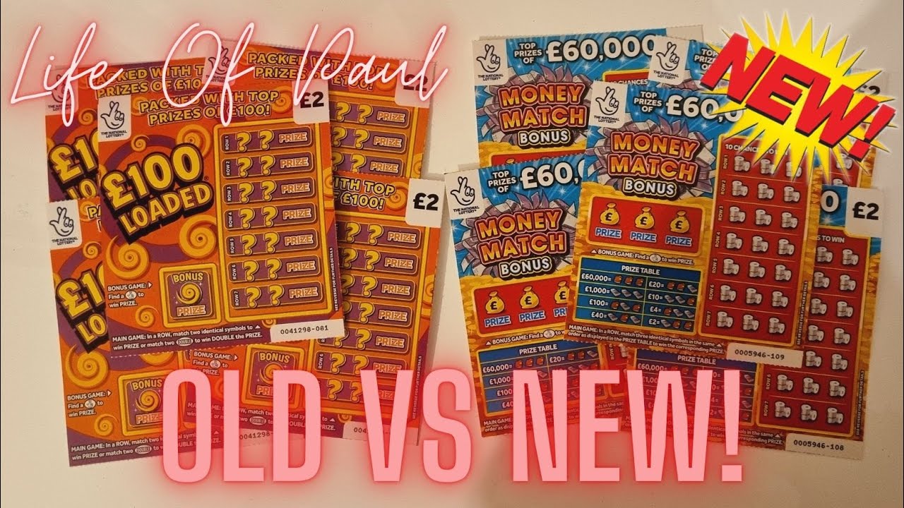 Brand New £2 Lottery Scratch Cards. Money Match Bonus Lottery scratch ...