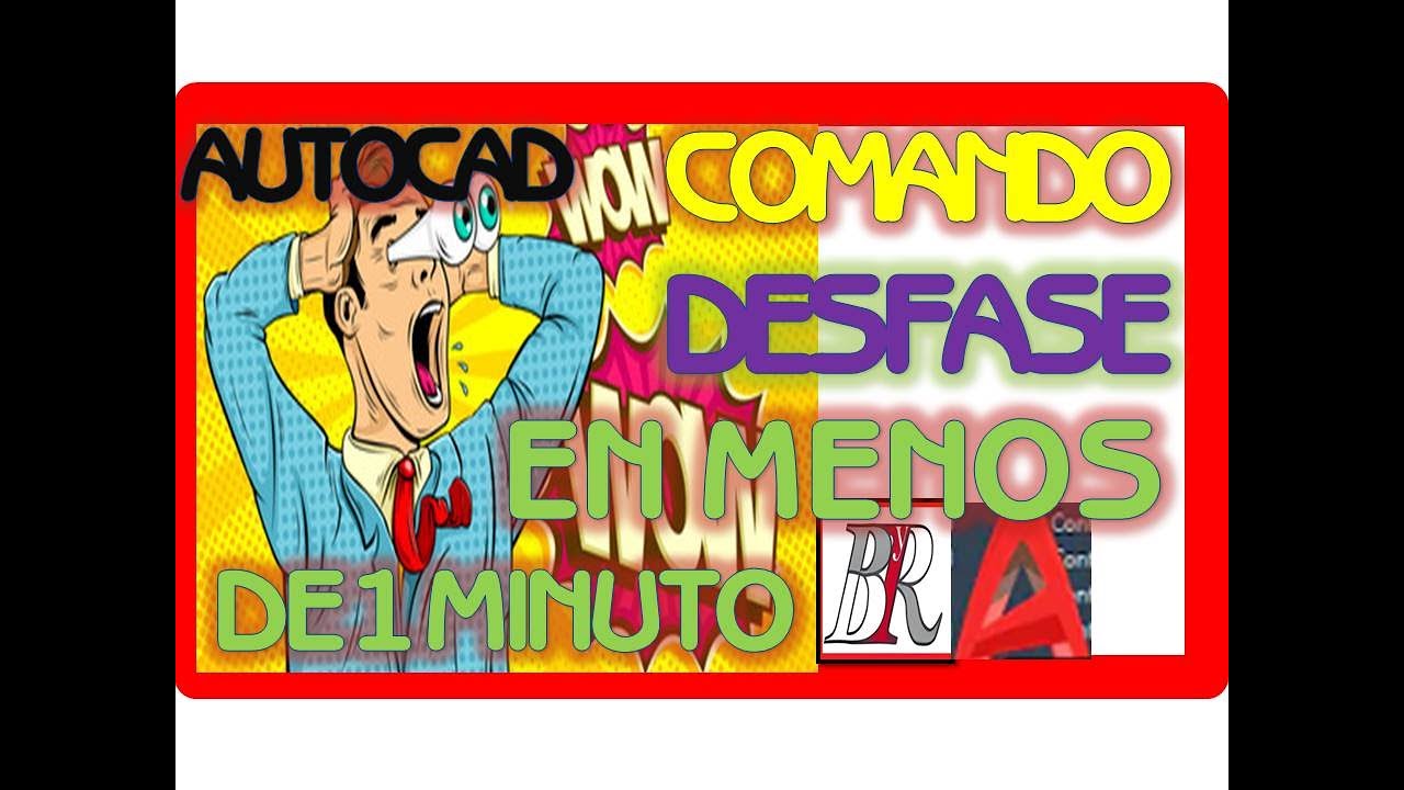 COMO USAR DESFASE EN AUTOCAD🅰 | Comando desfase | Lo que nadie atreve a ...