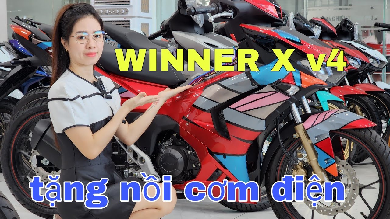 GIÁ XE HONDA WINNER X V4 CÙNG MÀU ÁO CỦA THẦY TẶNG THÊM NỒI CƠM ĐIỆN ...