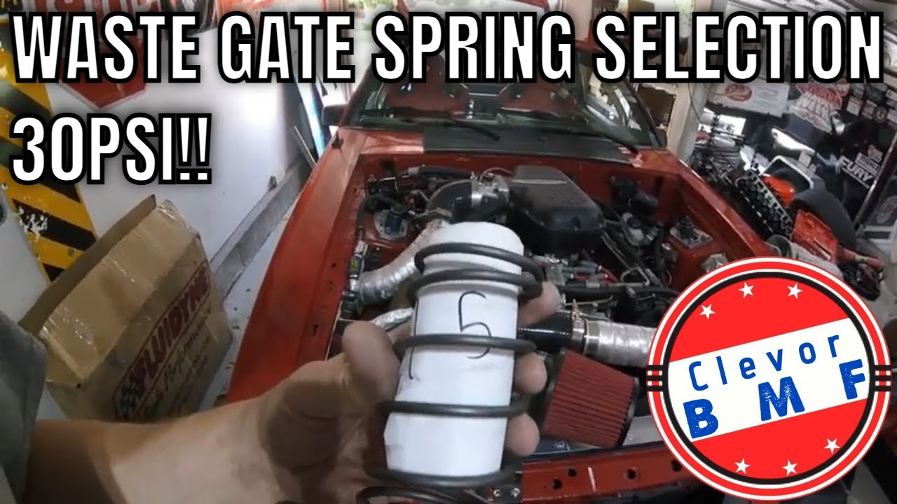 Wastegate Spring Selection & Installation - 30 PSI HERE WE COME! - YouTube
