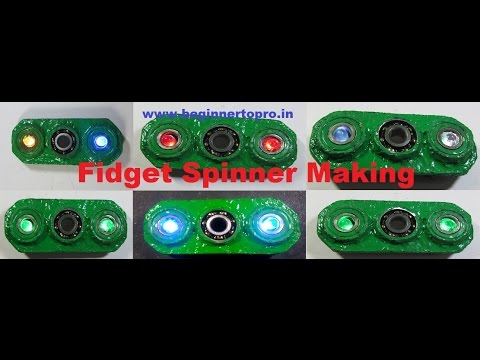 How to make a Fidget Spinner Under Rs 100($2) - YouTube
