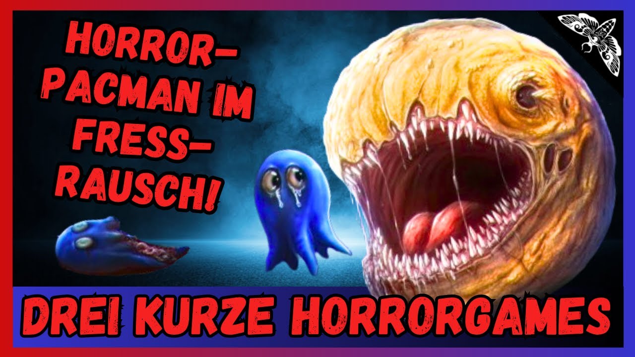 HORROR PACMAN jagt uns im tödlichen Labyrinth! 🕹️😱 3 Short Horrorgames ...