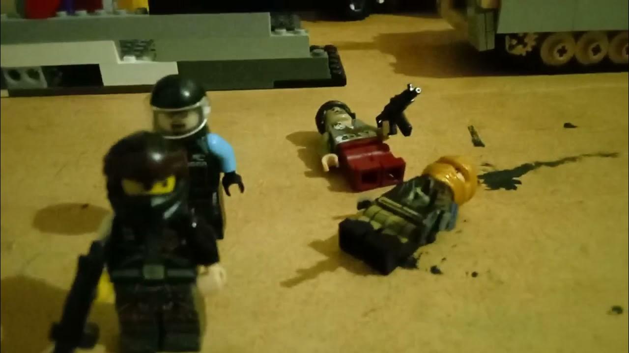 обзор на самодельный Лего Танк Абрамс М1 А2 и на военный Хаммер и на ...