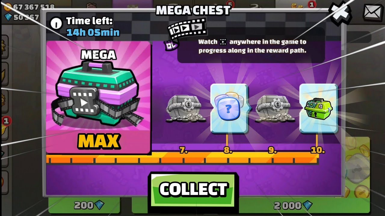 MEGA CHEST OPENING 🤩 LOT OF REWARDS & COMMUNITY SHOWCASE - Hill Climb ...