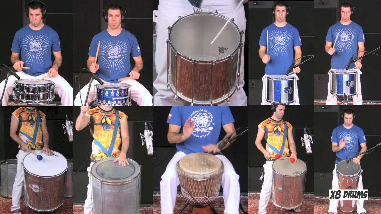 Samba Reggae Groove with Noah Mosgofian - X8 Drums - YouTube