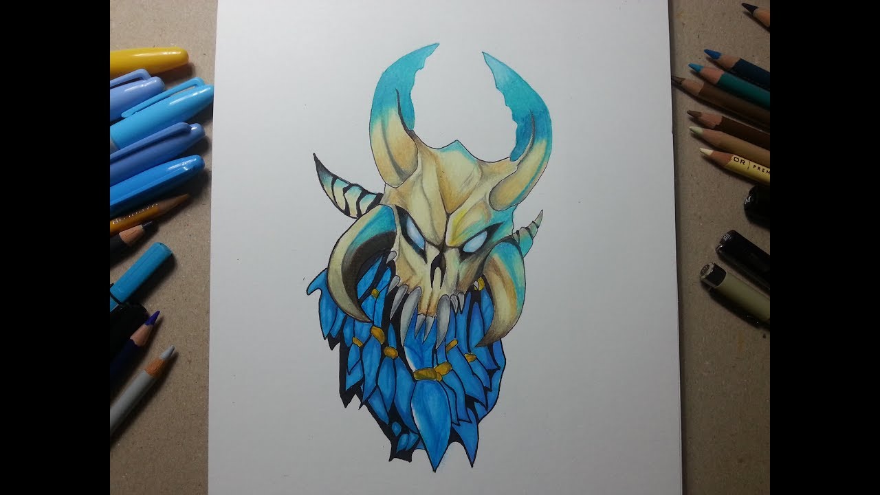 Drawing Ragnarok from Fortnite - YouTube