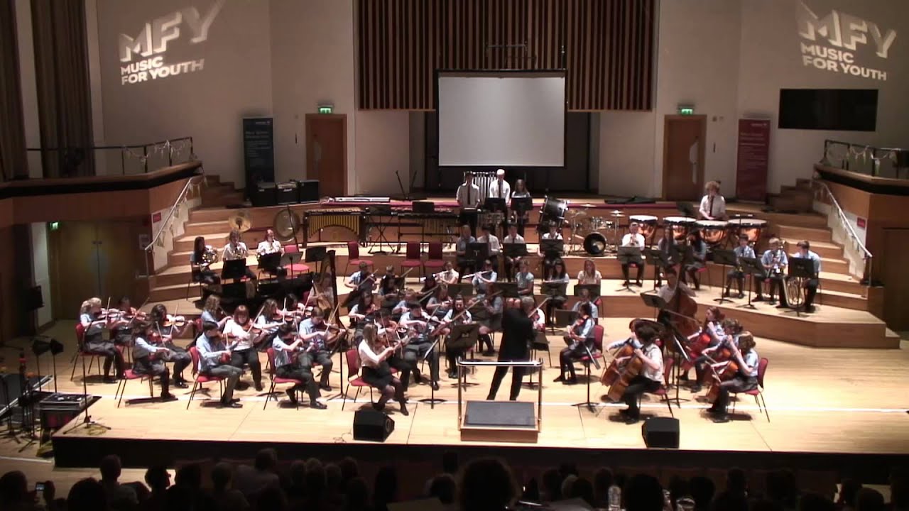 Caerleon Comprehensive School Orchestra MFY Birmingham 2014 - YouTube