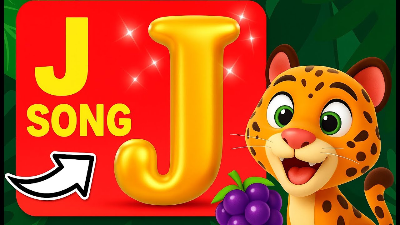 Letter J Song – Jumping Jaguar Loves Jelly! 🐆🍇 | ABC Songs for Kids # ...