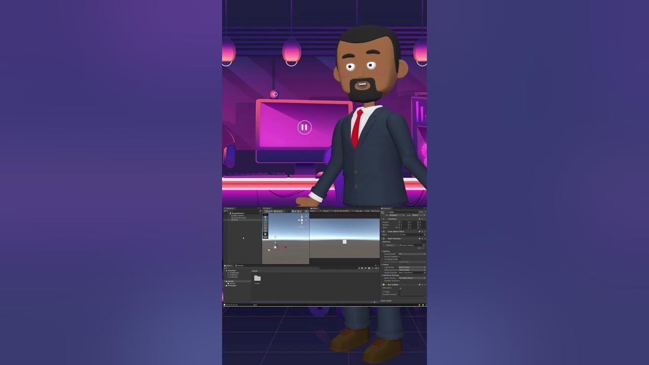 Unity Tutorial : How to Use Position, Rotation, Scale, and Apply Materials to GameObjects in ...