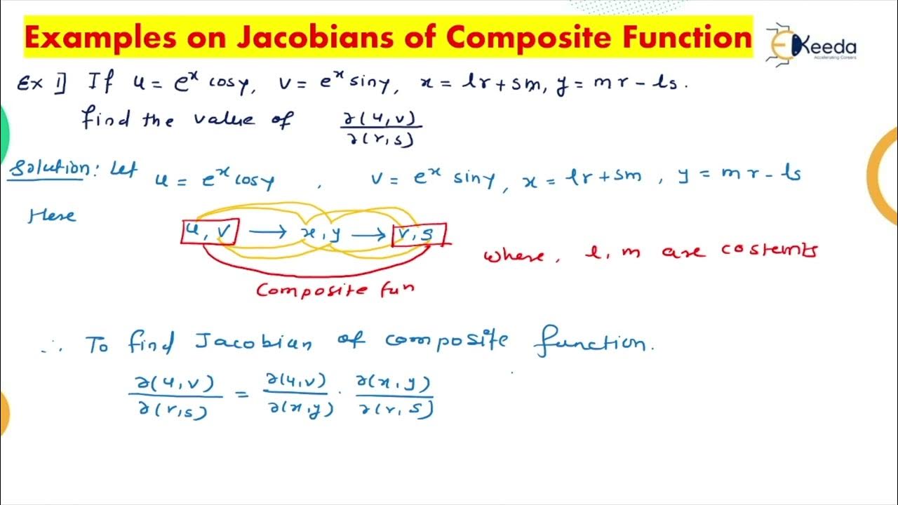Jacobian Concept and Examples on Jacobians of Composite Function - YouTube