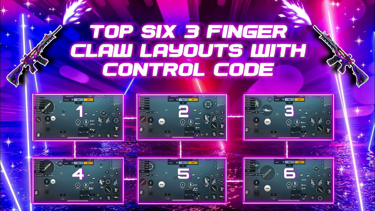 3 FINGER CLAW PUBG MOBILE | 3 FINGER CLAW BGMI CONTROL CODE ...