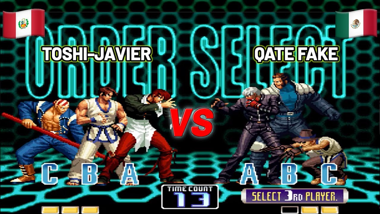 TOSHI-JAVIER vs QATE FAKE TOP MATCH KOF 2002 - YouTube