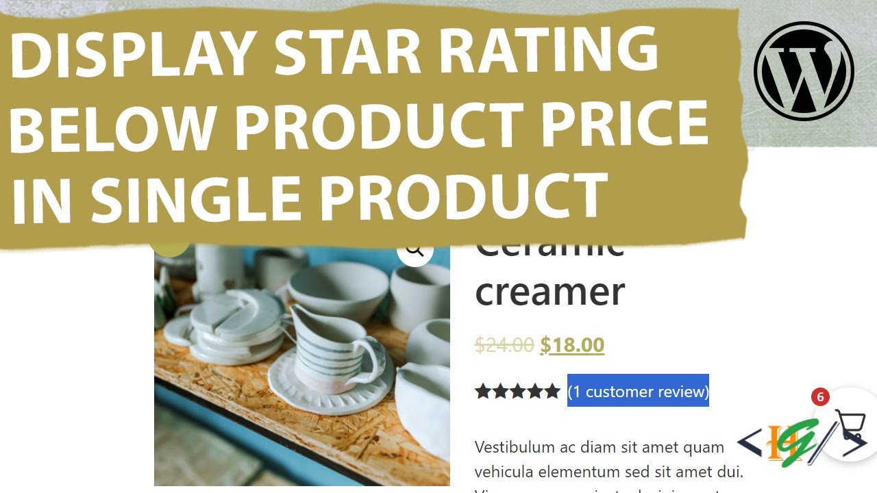 How to Display Star Rating Below the Product Price in Single Product ...