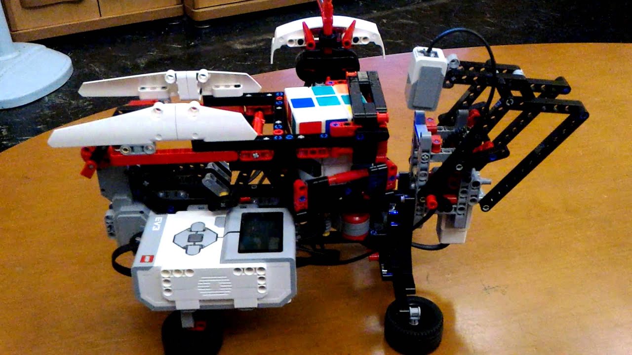 EV3 解魔術方塊機器人 Mindcuber - YouTube